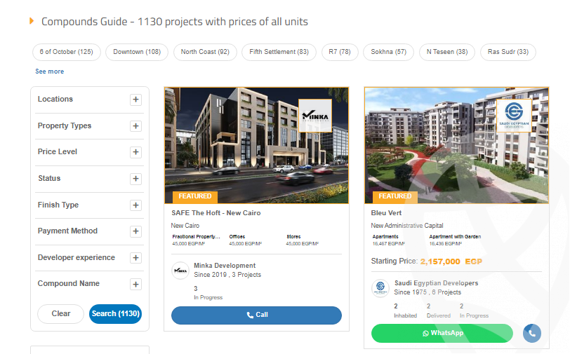 Aqarmap’s Compounds Guide | Aqarmap